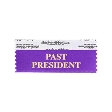 pc/nametag 4" x 1-5/8" PAST PRESIDENT stack-a-ribbon , Violet, Acetate ...