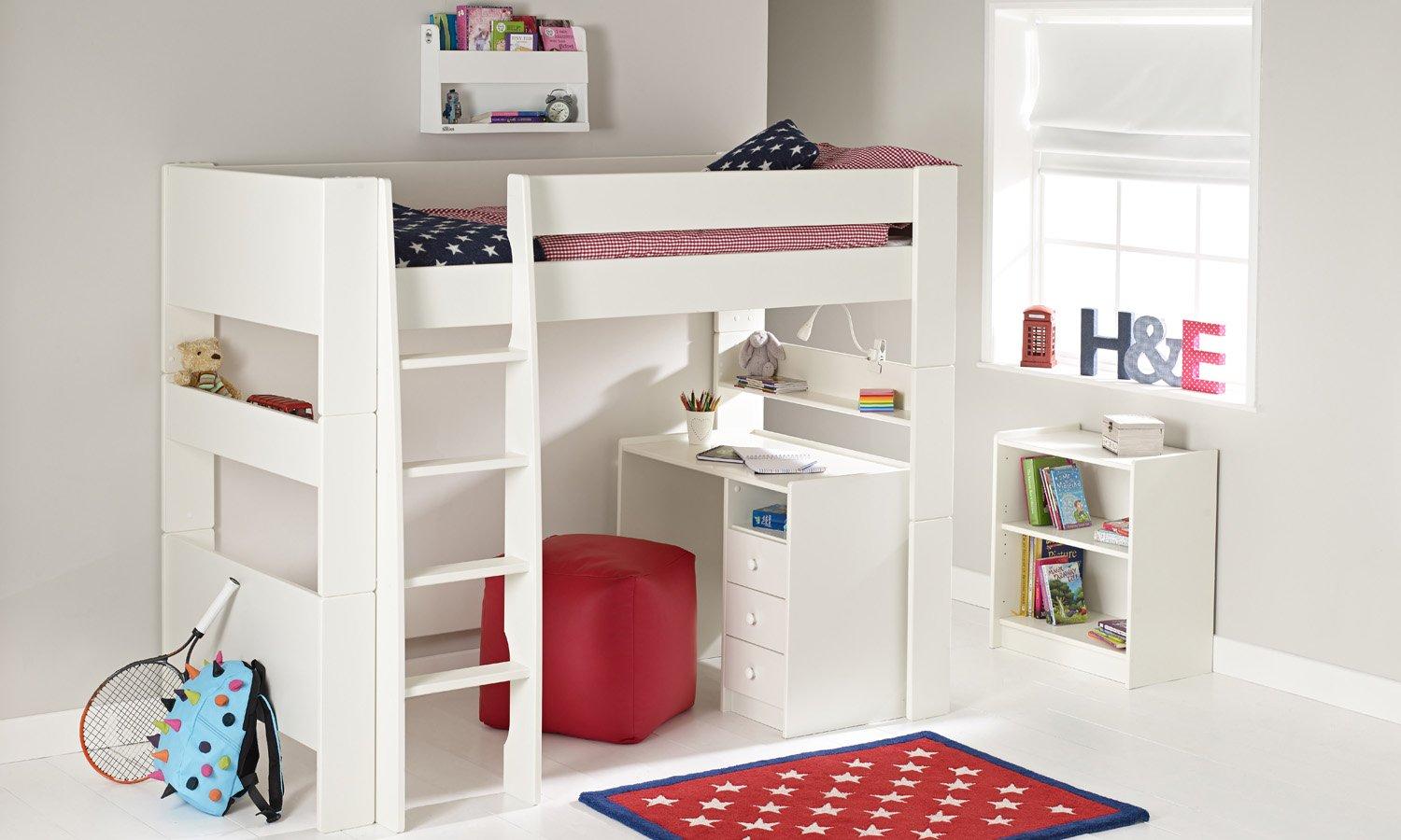 Solitaire white high sleeper store