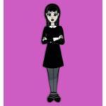 Loungefly MGM Wednesday Addams Paper Doll Pin Reviews | TruffleShuffle ...