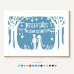 Personalised Wedding Card, Large A5, Frameable Reviews ...